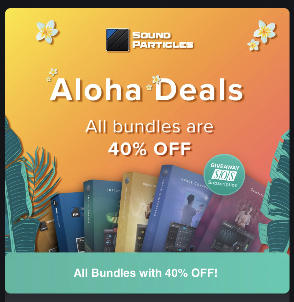 SOUND PARTICLES社 初夏セール開催中！ | ROCK ON PRO
